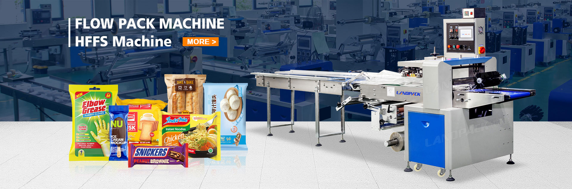 Export Horizontal flow pack machine LP-450X/ LP-600X/ LP-700X